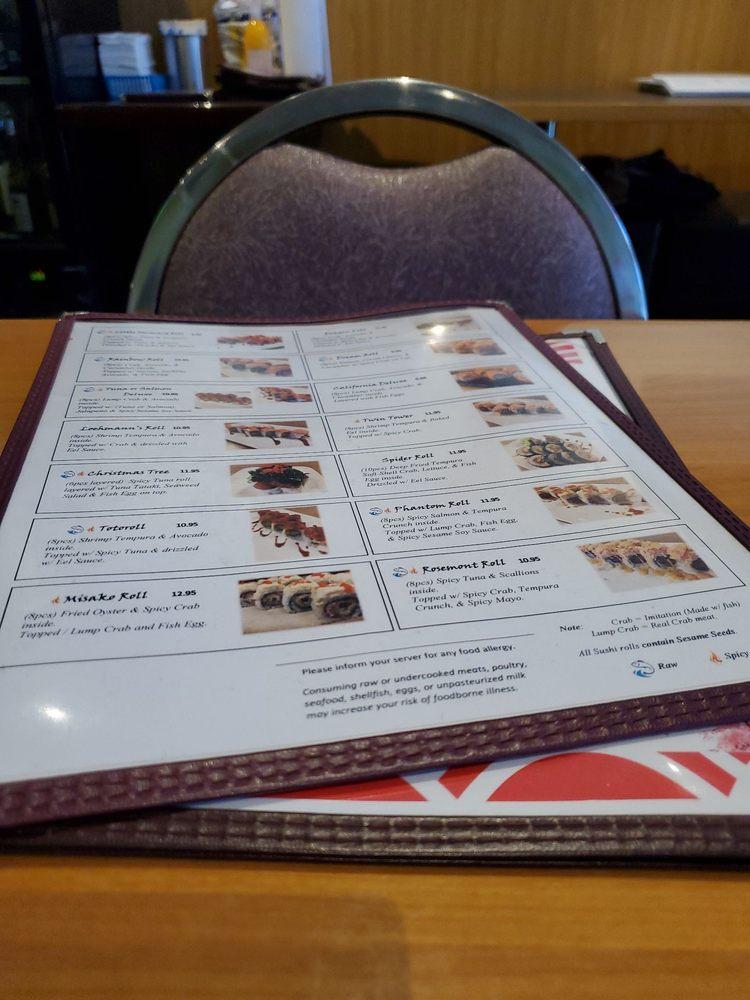 Menu at Misako Asian Cuisine restaurant, Virginia Beach, Shore Dr #113