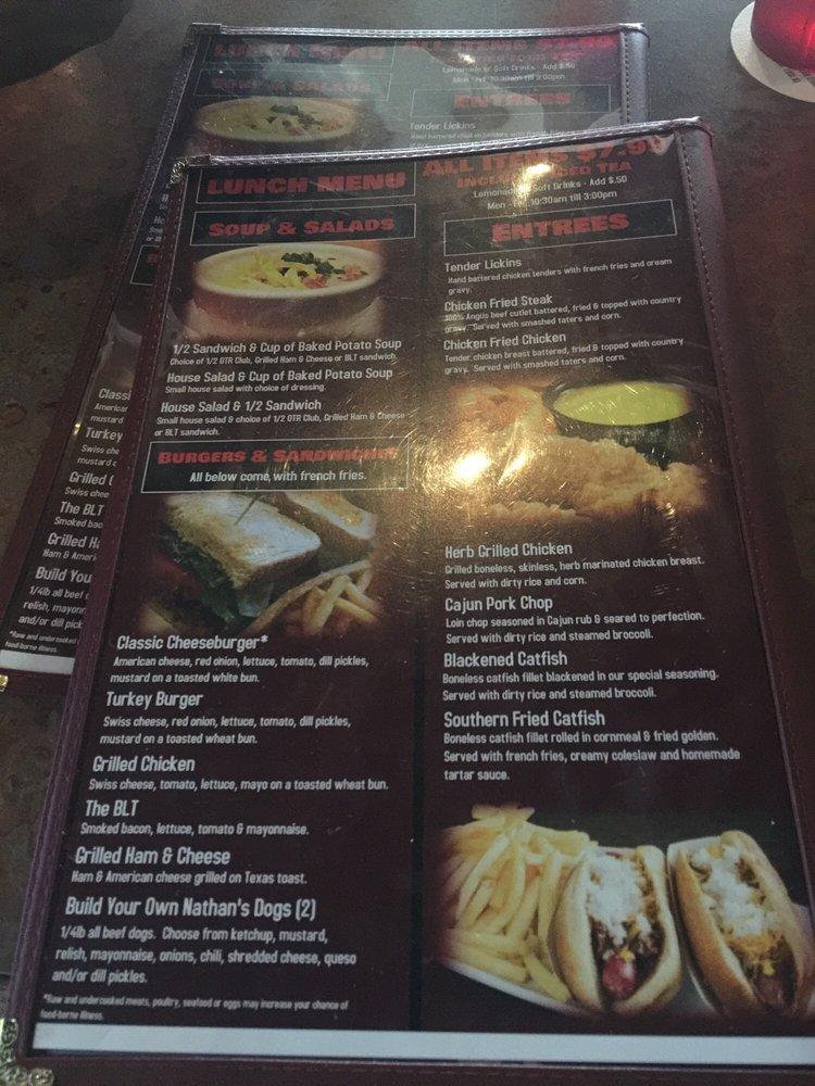 Menu at On the Rox pub & bar, Houston, Jones Rd Suite 300