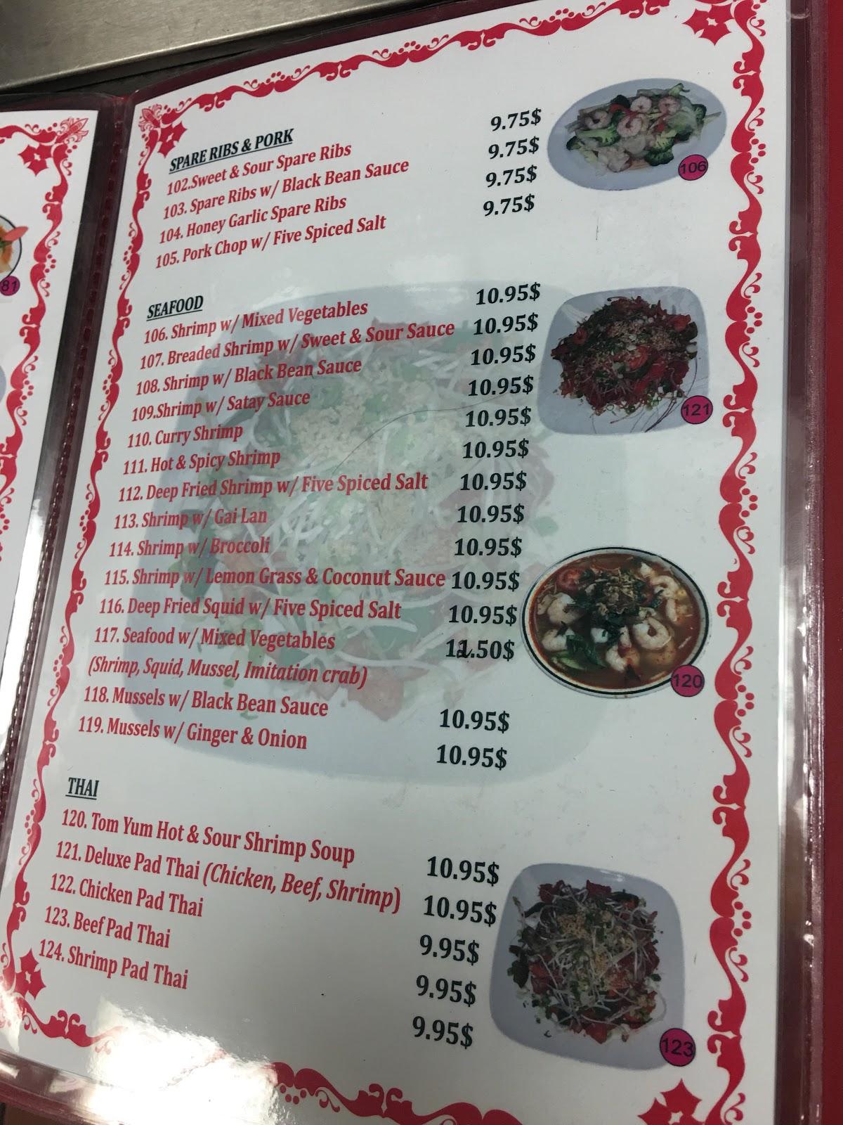 Menu at Vi-Ann Restaurant, Winnipeg, Notre Dame Ave