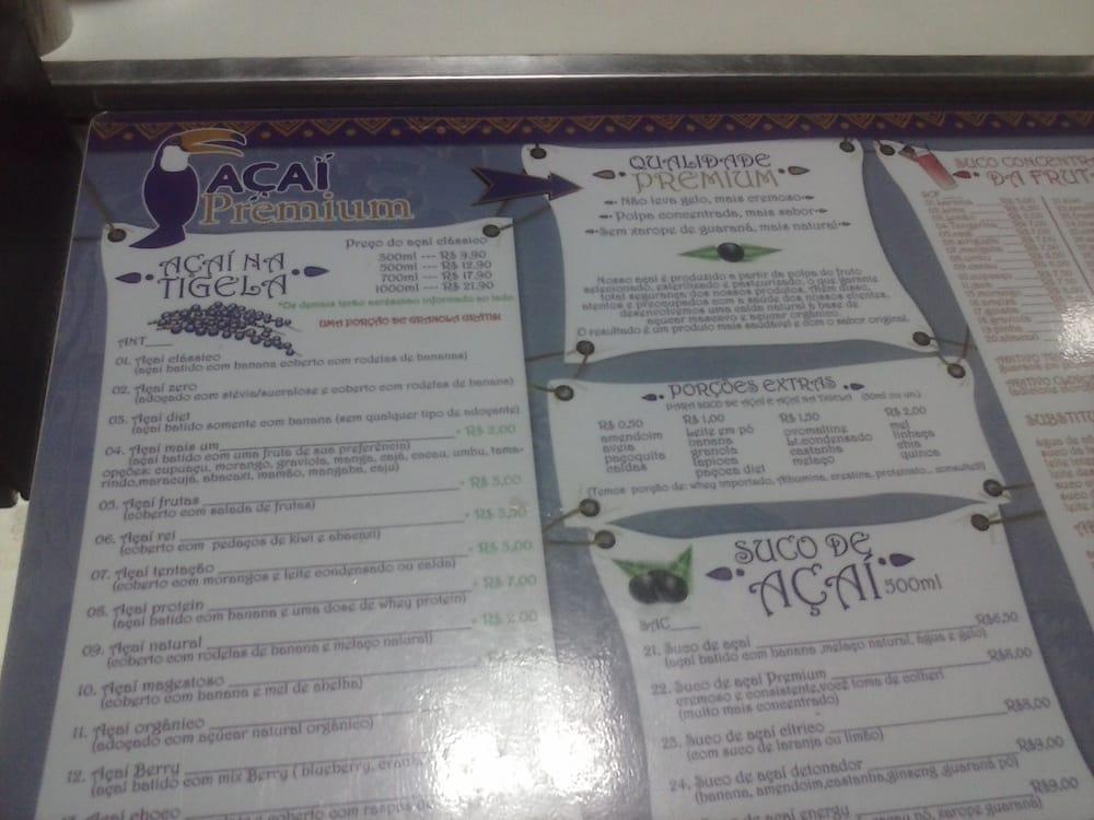 Menu em Açai Premium pub & Bar, Salvador