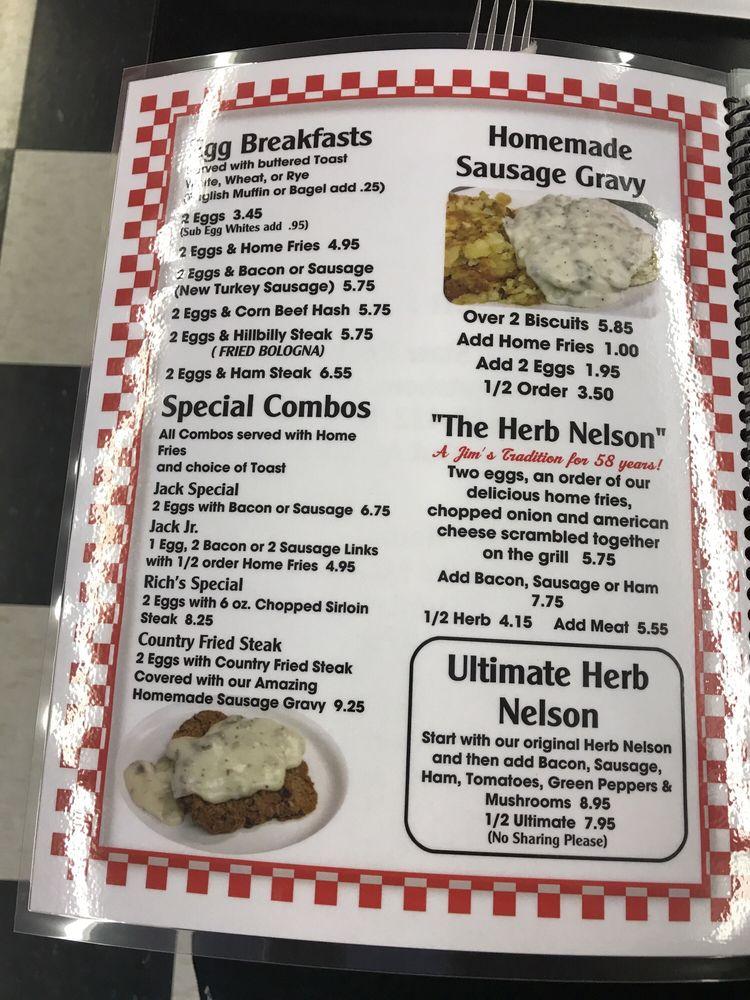 Menu at Jim's Open Kitchen Too restaurant, Streetsboro