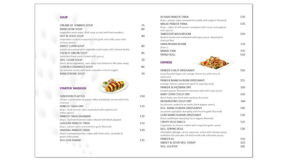 Menu at Mayur Restaurant, Mehsana, 1st floor Meera complex Opp. Sun ...