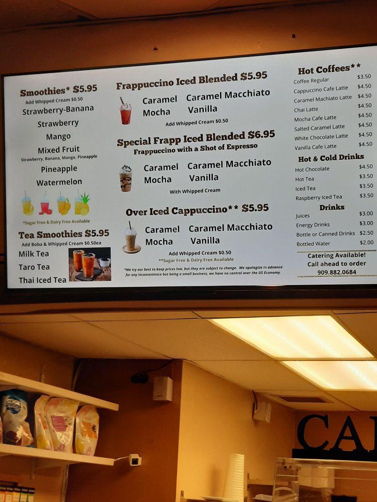 Menu at Good Day Cafe, San Bernardino