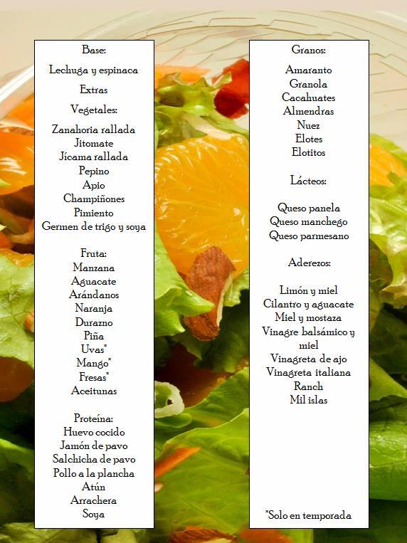 Menu at La Lechuga feliz pub & bar, Cancún