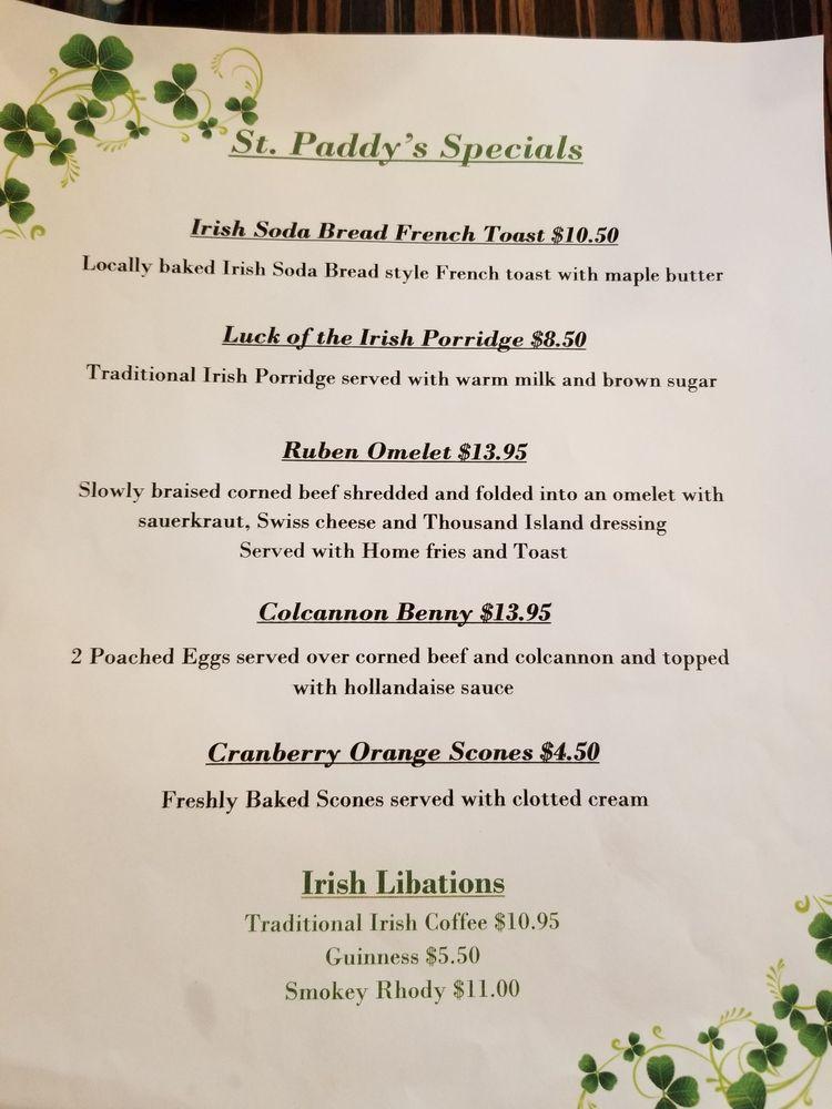 Menu at Rhody Hen Cafe, Pawtucket
