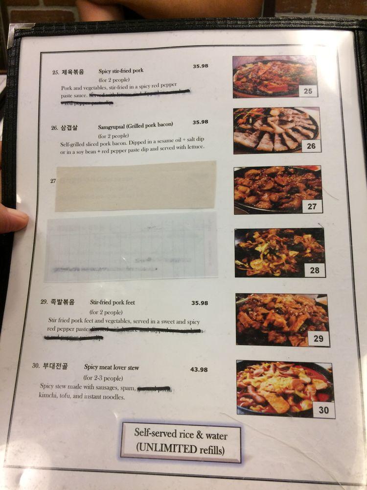 Menu at HAN COREA restaurant, Calgary, Farrell Rd SE