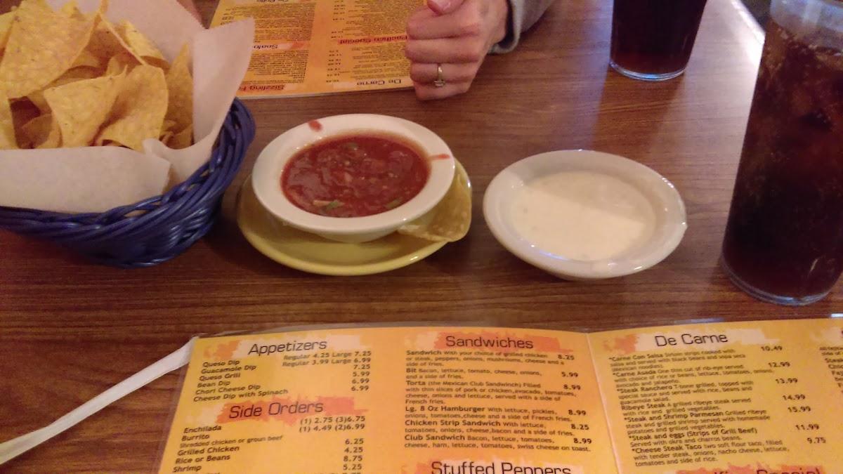 Menu at El Pacifico restaurant, Robbinsville