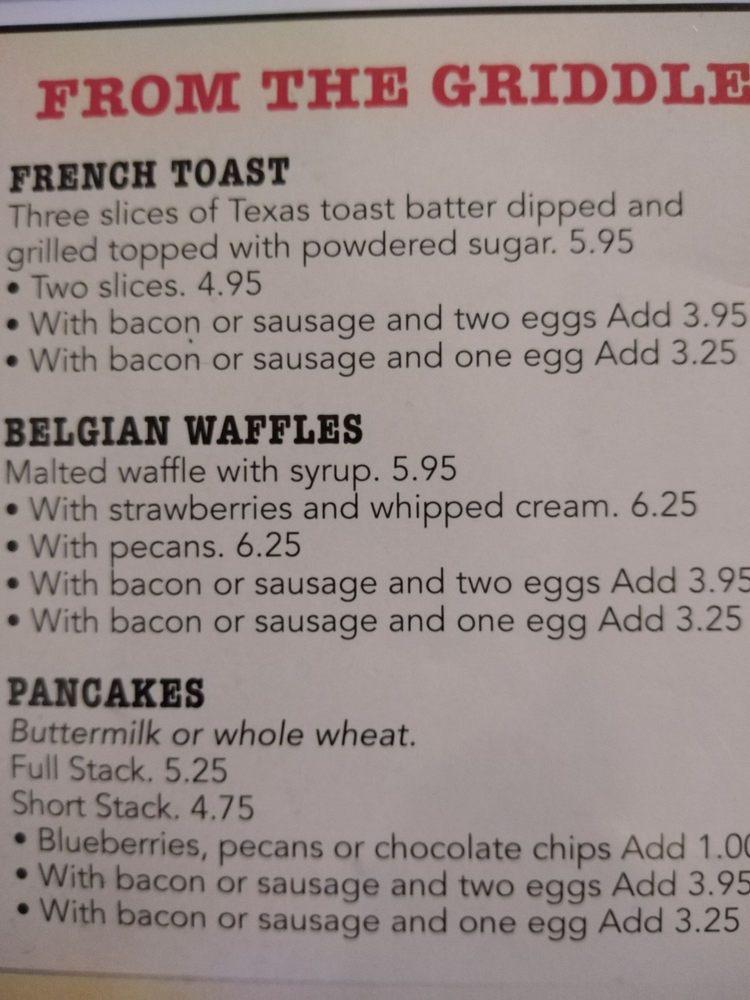 Menu at RJ's Family Restaurant, Camdenton