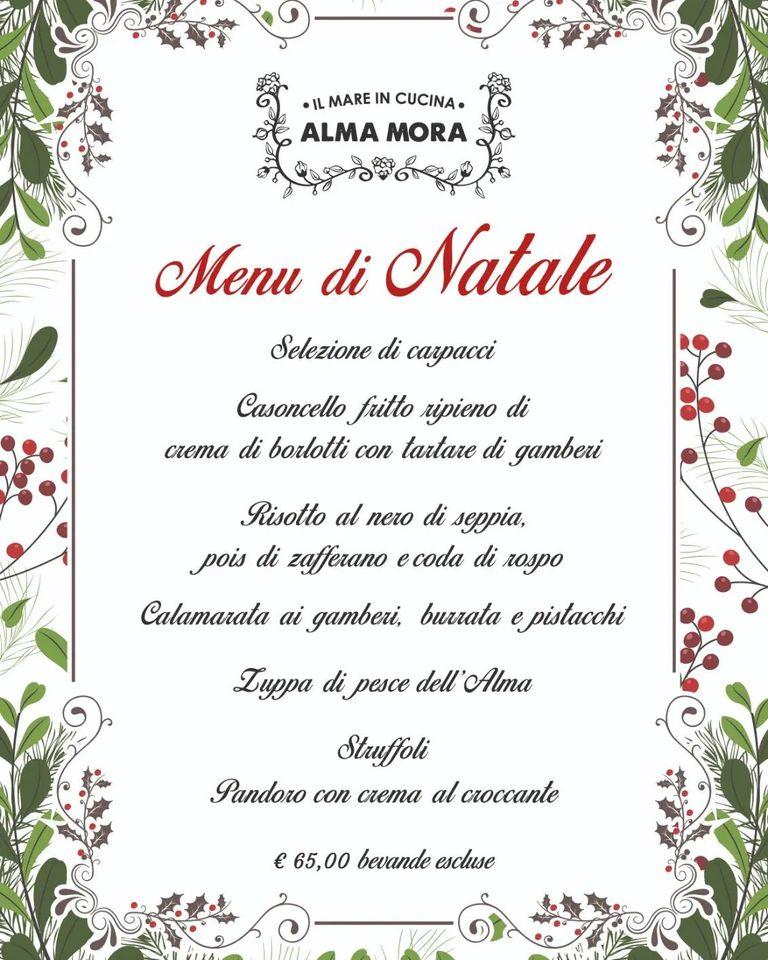 Menu at Alma Mora pub & bar, Verona, Via Colonnello Giovanni Fincato
