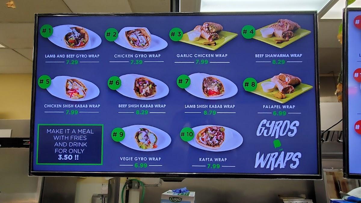 Menu at Gyros Plus restaurant, Everett