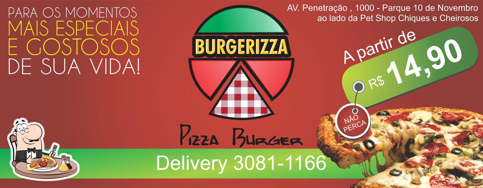 Burgerizza pizzaria, Manaus, Av. Penetração - Avaliações de restaurantes