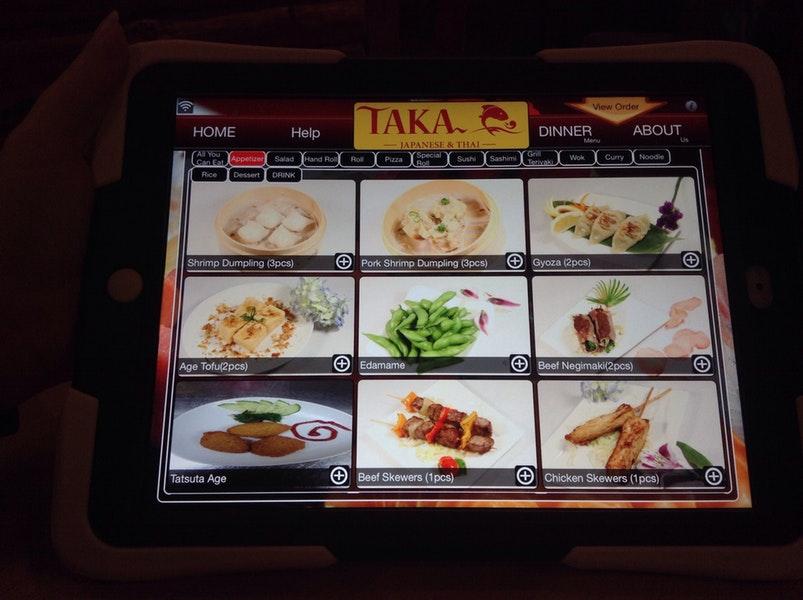 Menu at Taka Japanese Sushi and Thai Food Restaurant, Windsor