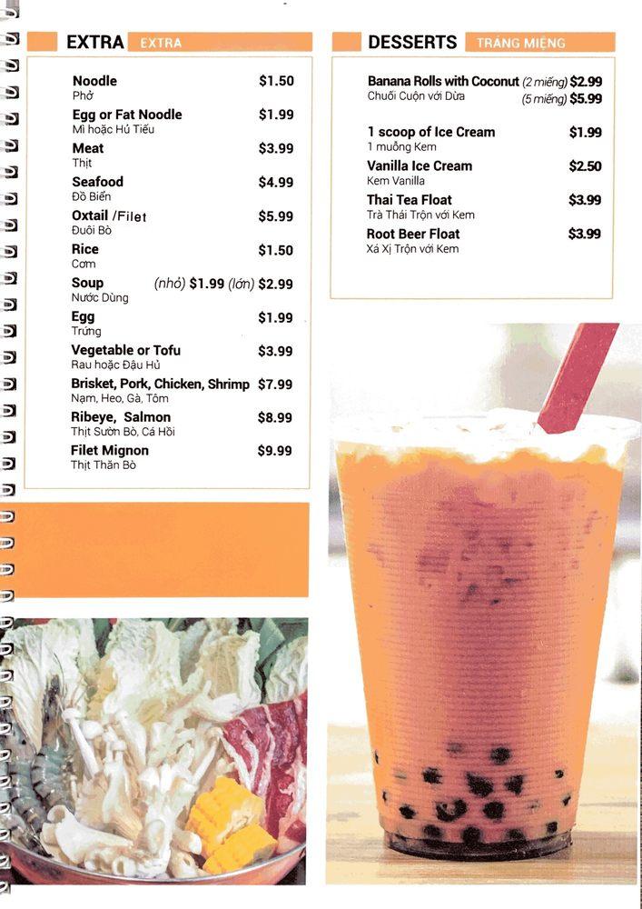Menu at Pho Tastic & Deli restaurant, Corpus Christi