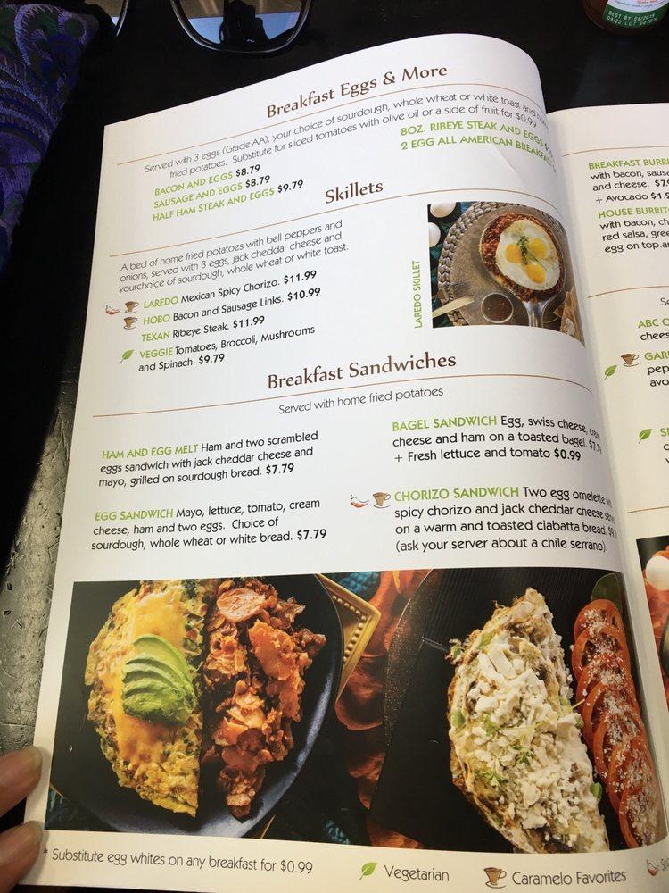 Menu at Caramelo Cafe, La Puente, Amar Rd
