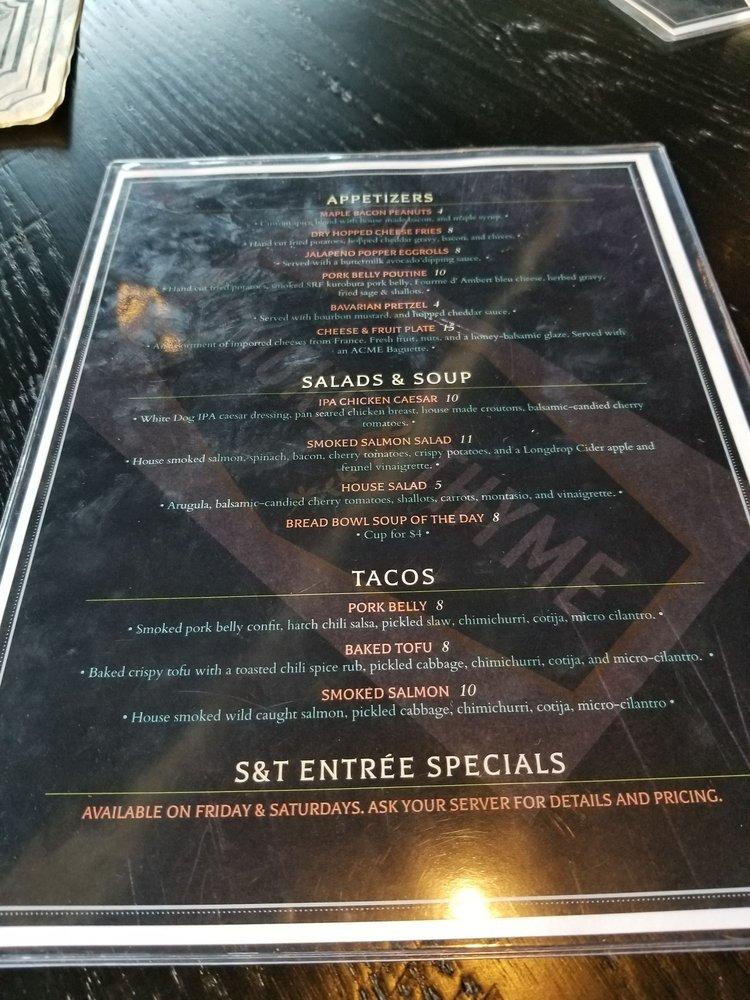 Menu at The Gas Lantern Drinking Company pub & bar, Boise