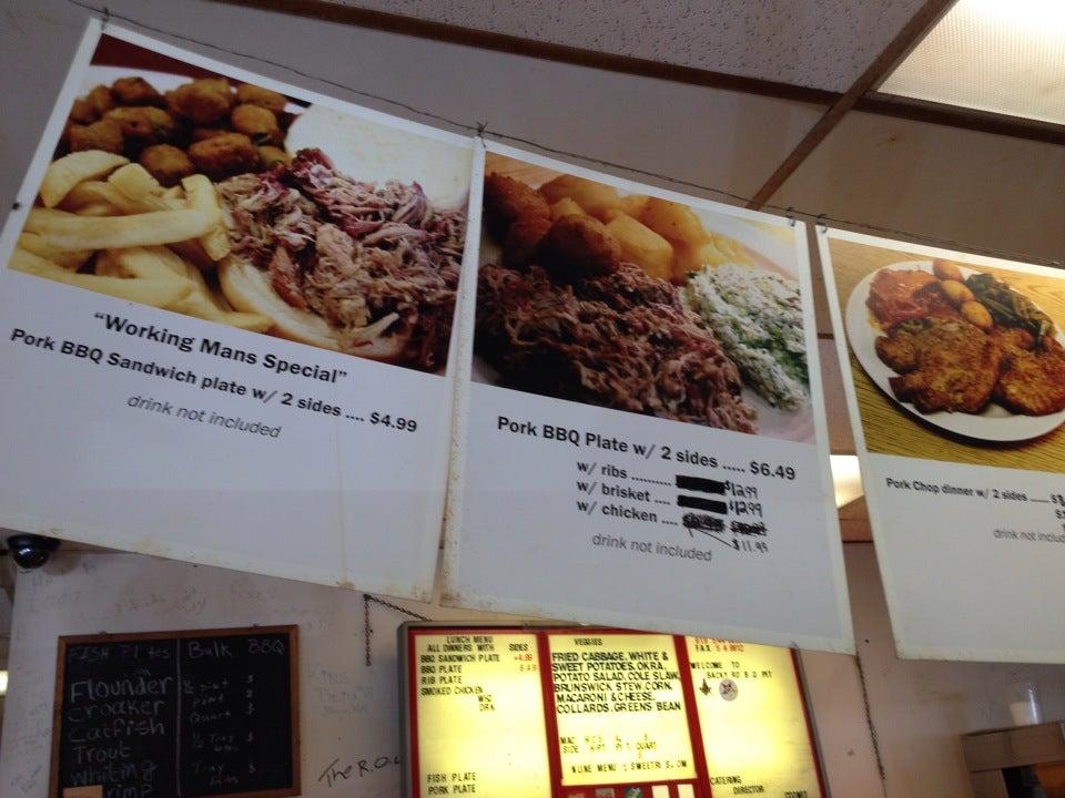Menu at Backyard BBQ Pit, Durham, NC-55