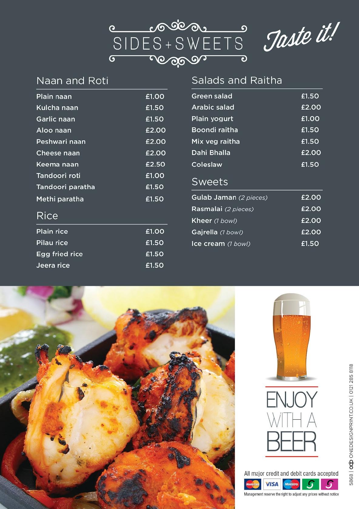 Menu at Red Cow pub & bar, Smethwick, 296 High St