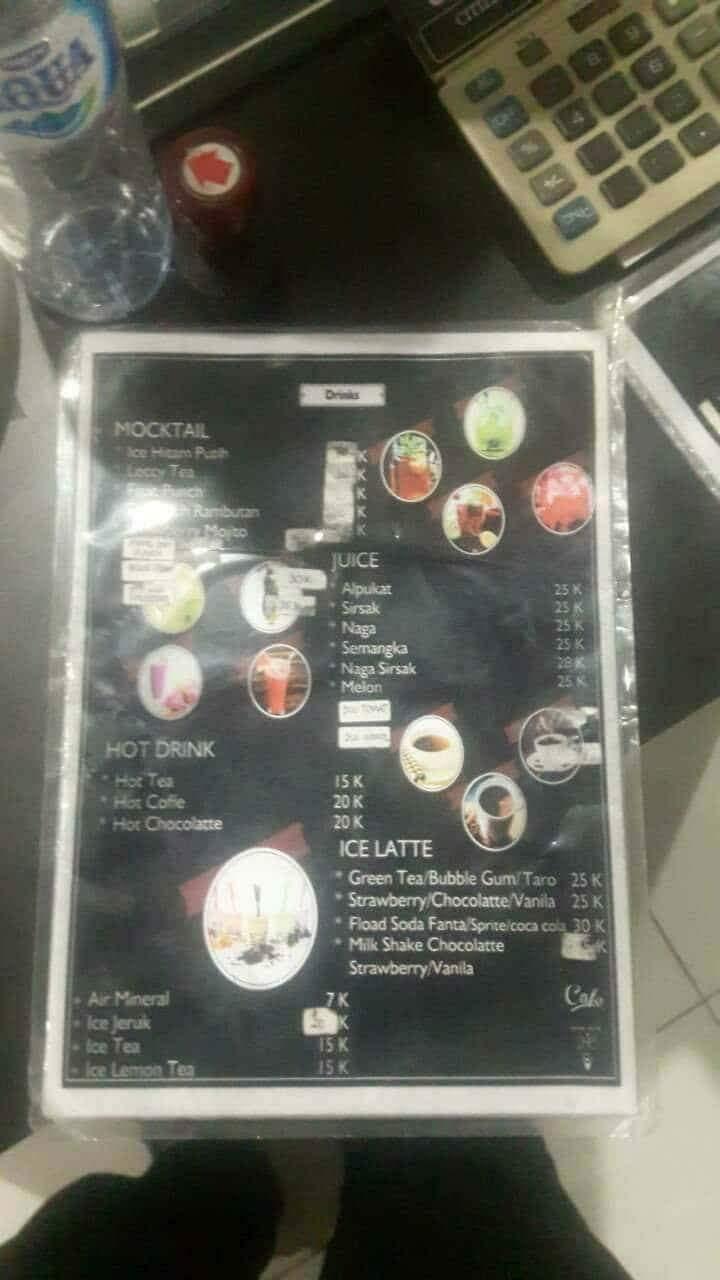 Carta del restaurante Kafe and Resto Hitam Putih, Ternate