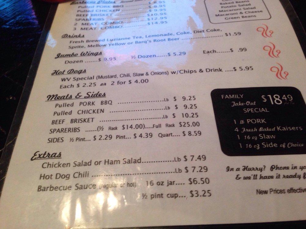 Menu at L & R Custom Catering BBQ, Hurricane