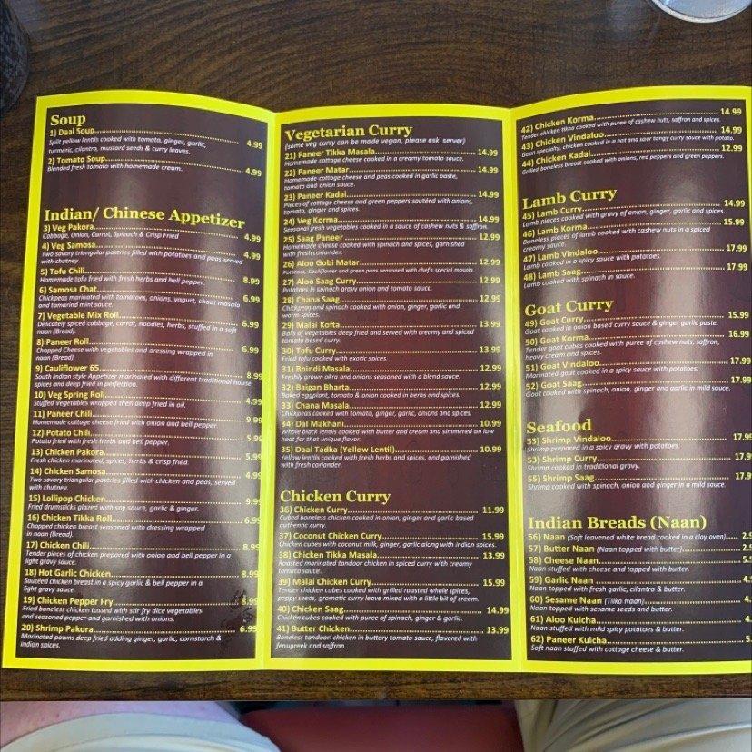 Menu at Whitehall Red Panda restaurant, Whitehall