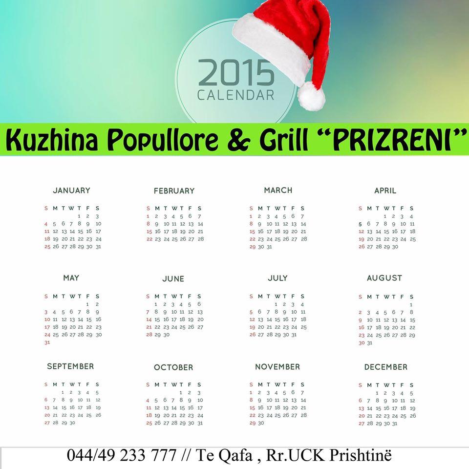 Menu at Kuzhina Popullore & Grill "Prizreni" restaurant, Prishtina
