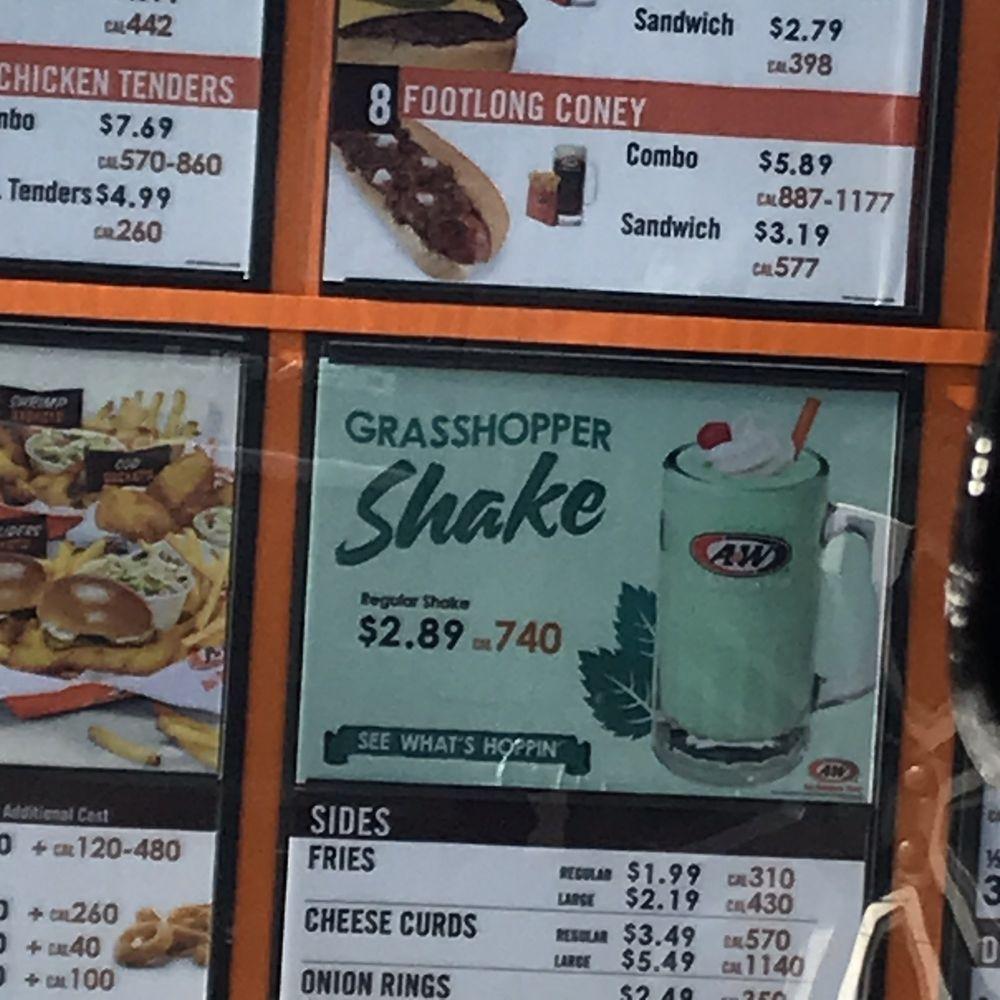 Menu at A&W Restaurant, Almont