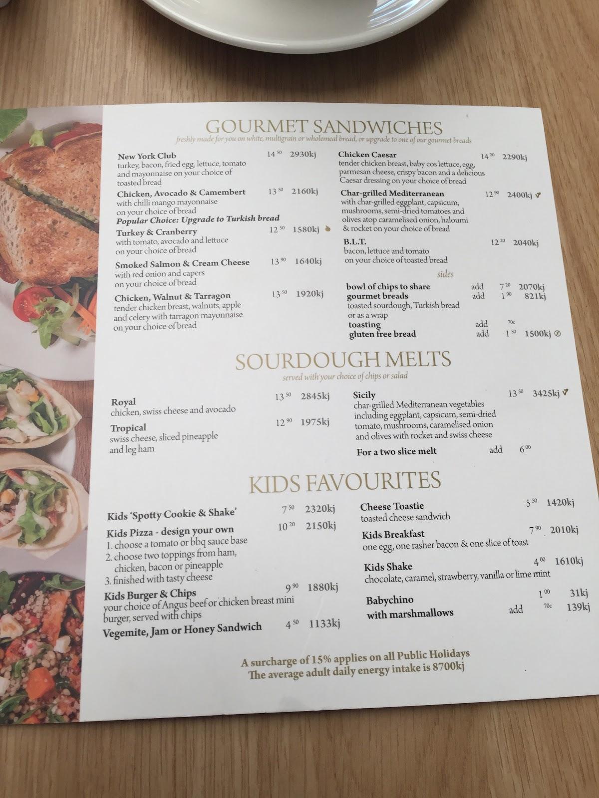 Menu at Shingle Inn Rouse Hill cafe, Rouse Hill, Shop D-GR165