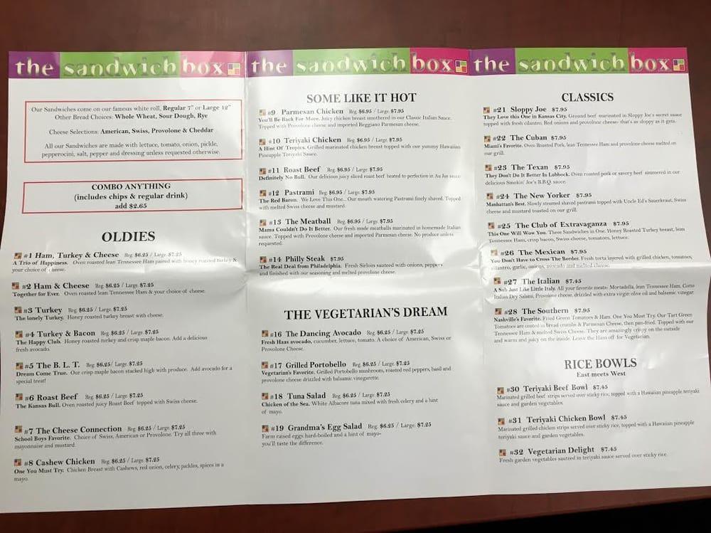 Menu at Sandwich Cafe, Santa Fe Springs, Rosecrans Ave