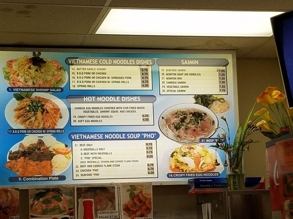 Menu at Fort Street Cafe, Honolulu