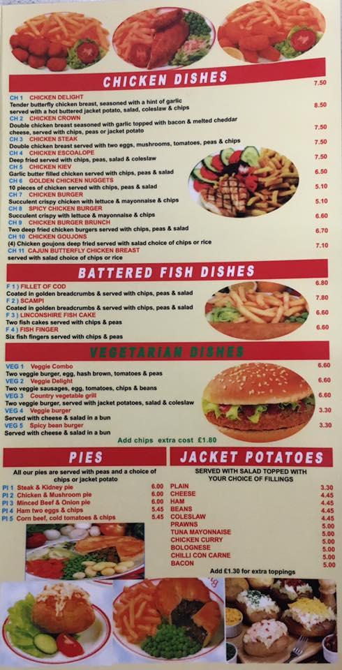Menu at Eat Well Cafe, London, 397 Eastcote Ln
