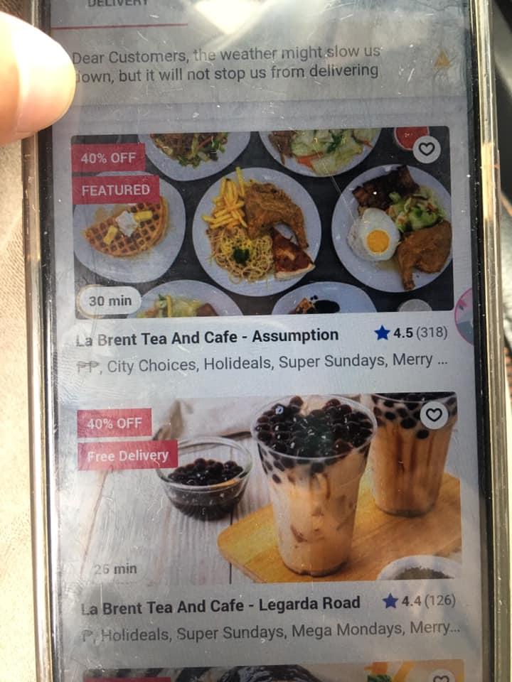 Menu at LaBrent Tea and Cafe, Baguio, Ecco Building