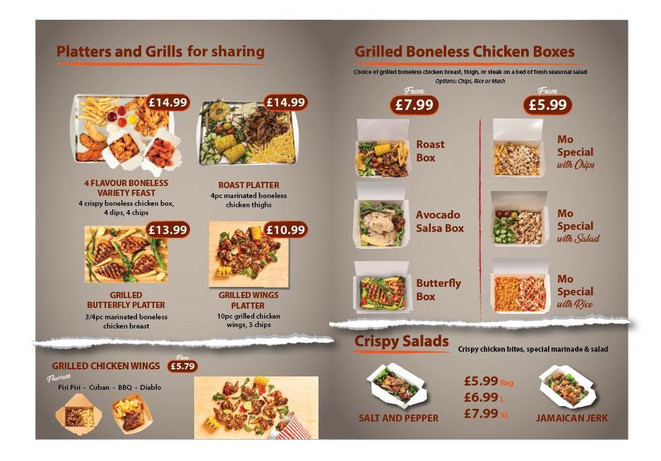 Menu at Perfect Fried Chicken fast food, Dewsbury