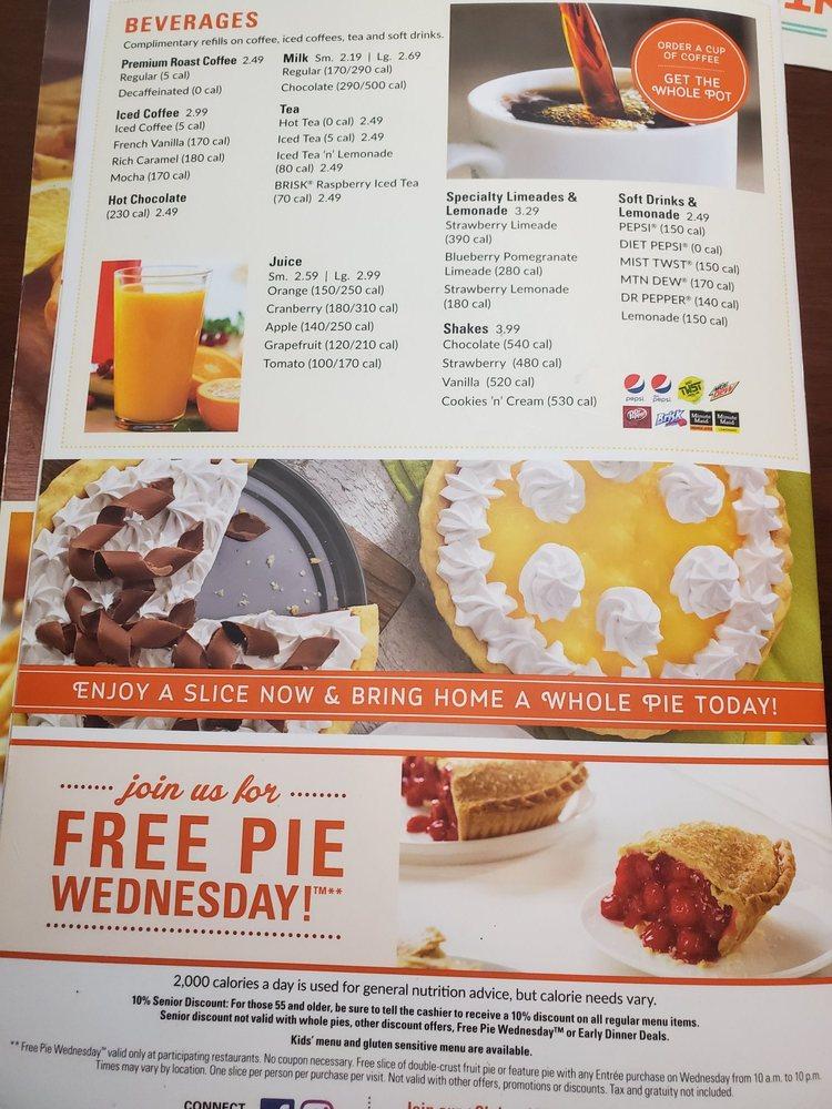 Menu at Village Inn restaurant, Largo, Walsingham Rd