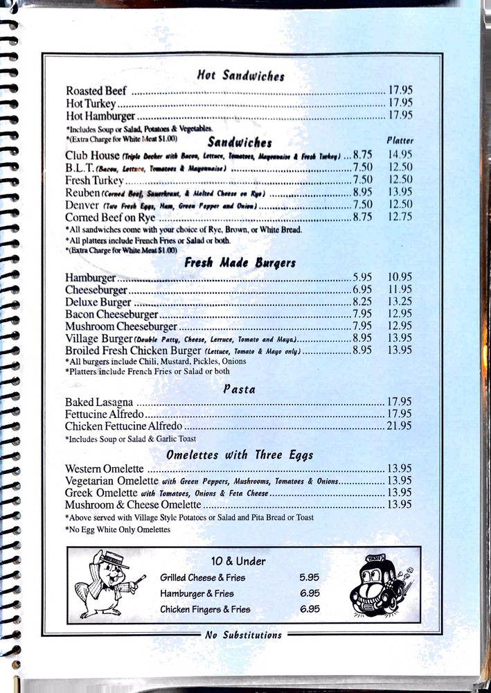 Menu at Tuxedo Village Family Restaurant - Greek Food, Winnipeg ...