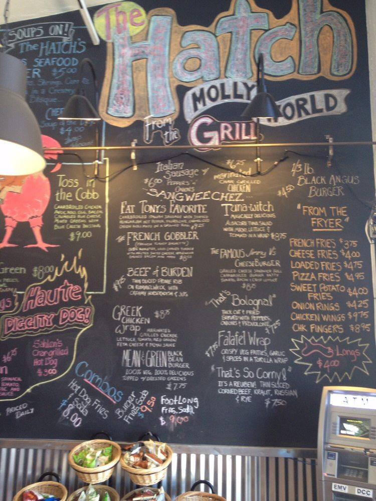Menu at Hatch restaurant, Buffalo