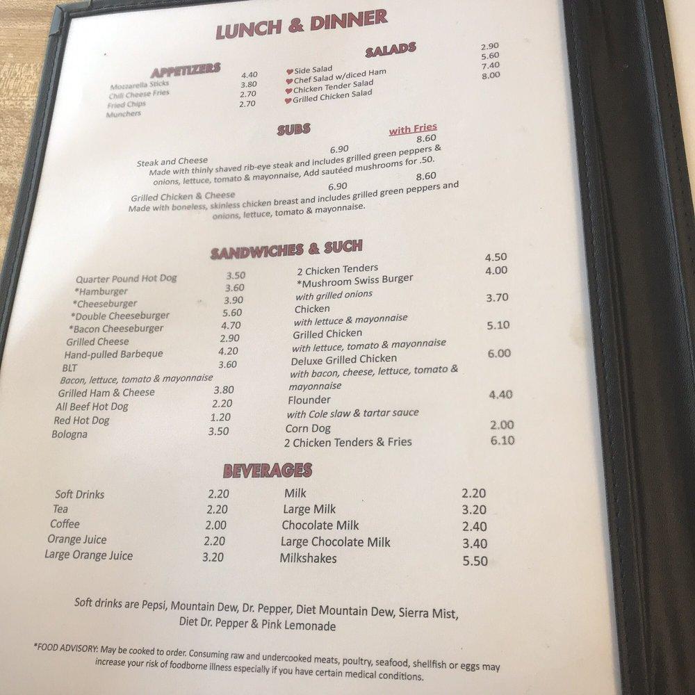 Menu at Parker's Home Cookin' Restaurant, Stokesdale