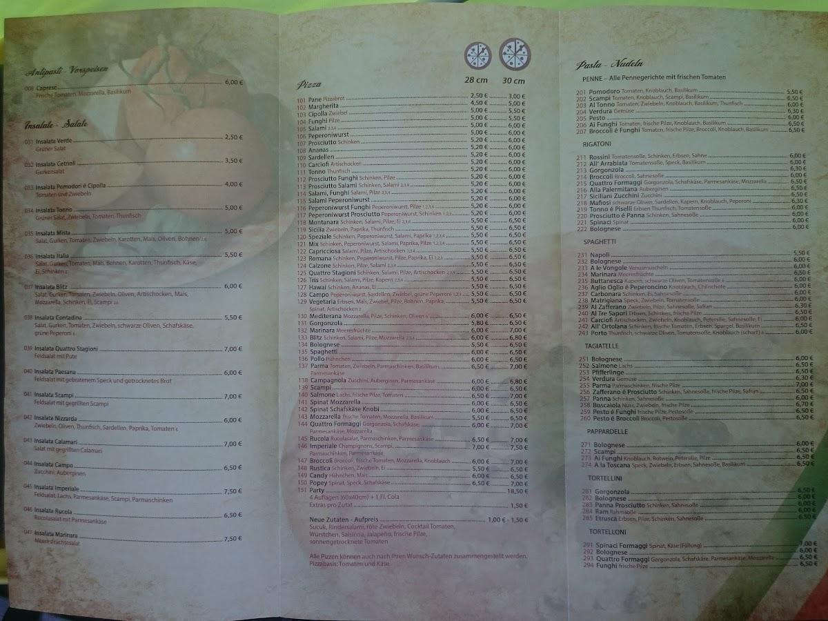 Carta de Pizza Blitz, Darmstadt