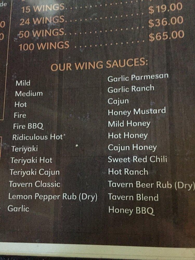 Menu at The Carolina Tavern at Murrells Inlet BBQ, Murrells Inlet