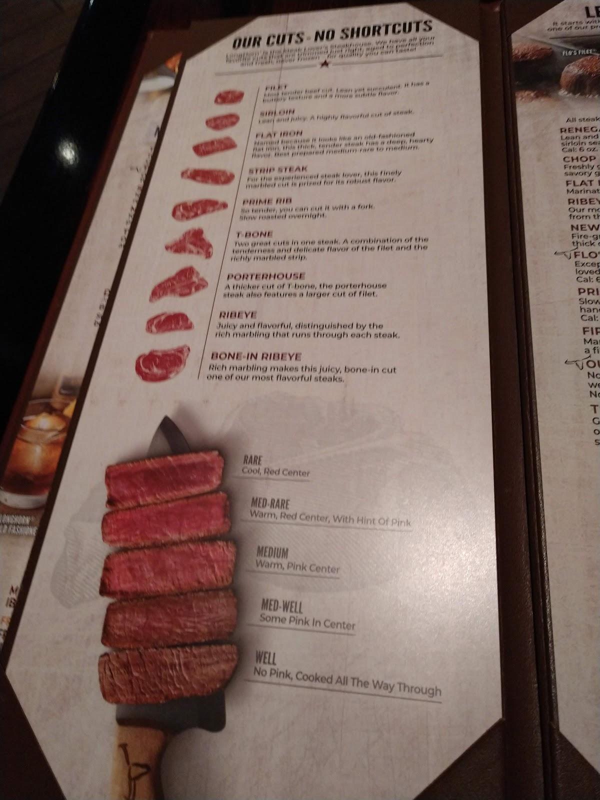 Menu at LongHorn Steakhouse, Grove City, Stringtown Rd