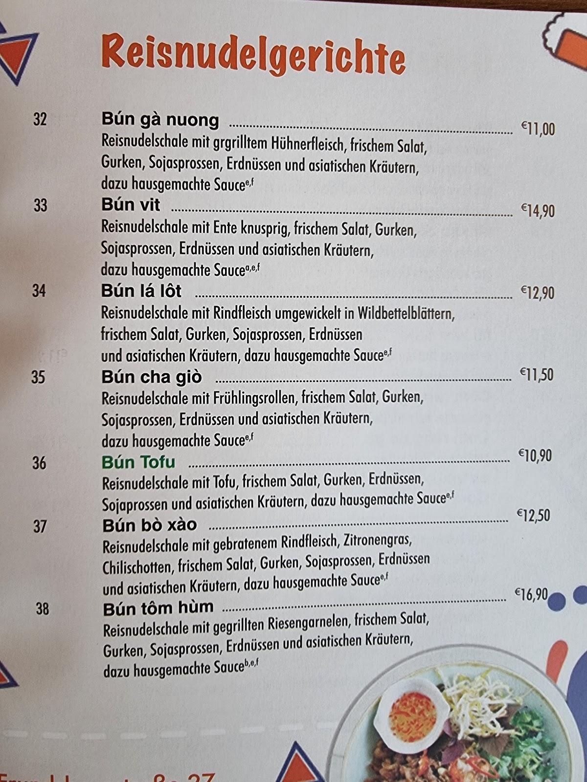 Speisekarte von Bep Viet restaurant, Mindelheim