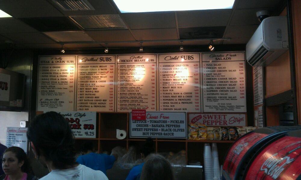 Menu at Hungry Bear Sub Shop fast food, Miami, SW 109th Ct