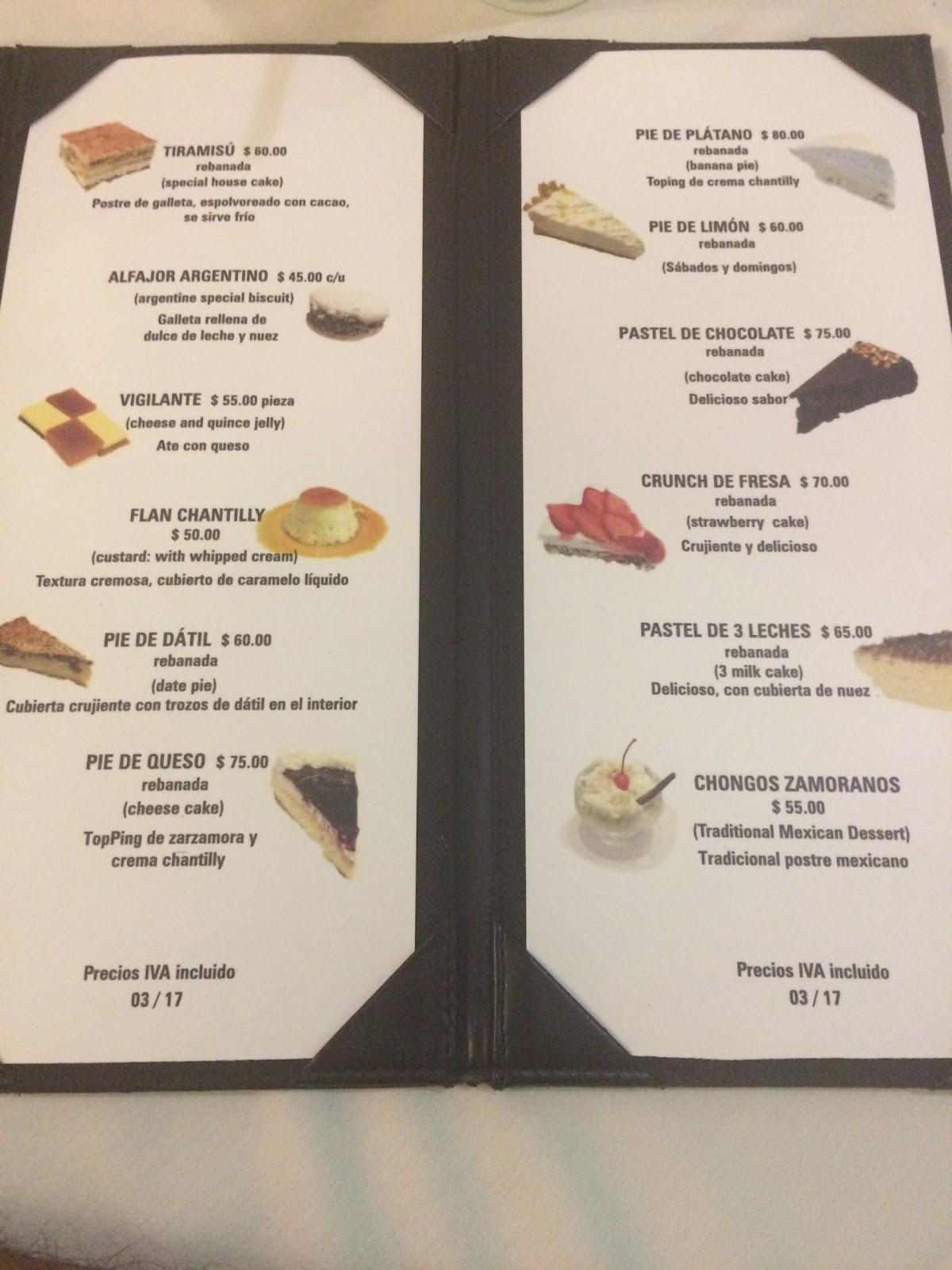 Menu at La Estancia Gaucha restaurant, Guadalajara, Av Niños Héroes 2860-A