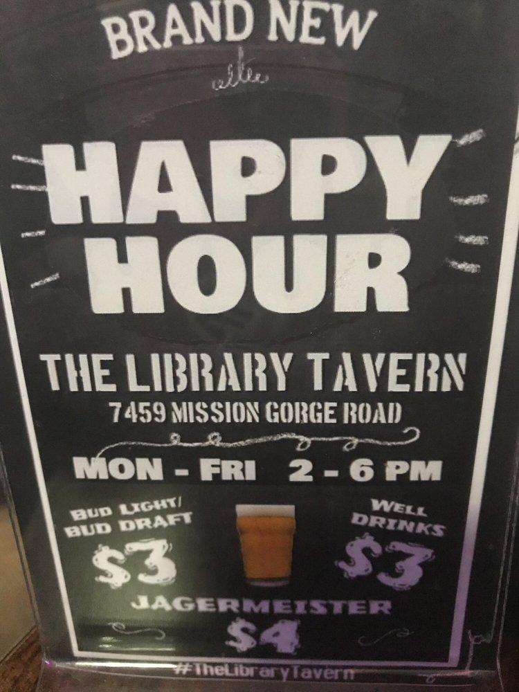 The Library Tavern, 7459 Mission Gorge Rd in San Diego - Restaurant reviews