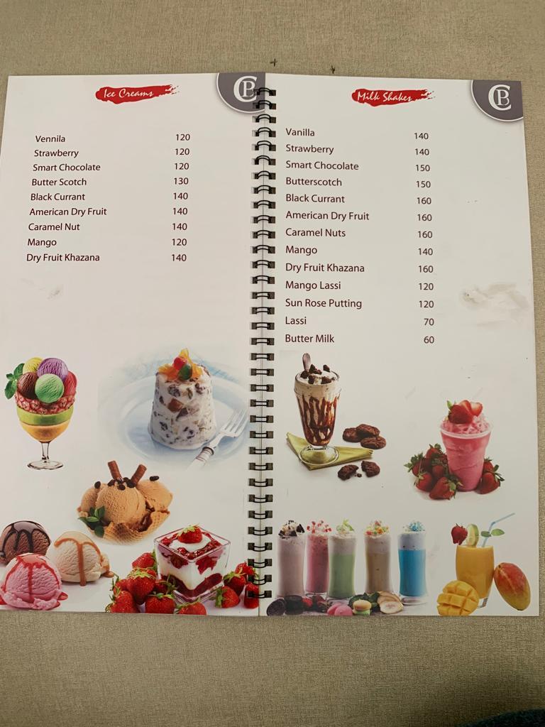 Menu at Chandrika Grand, Bhimavaram