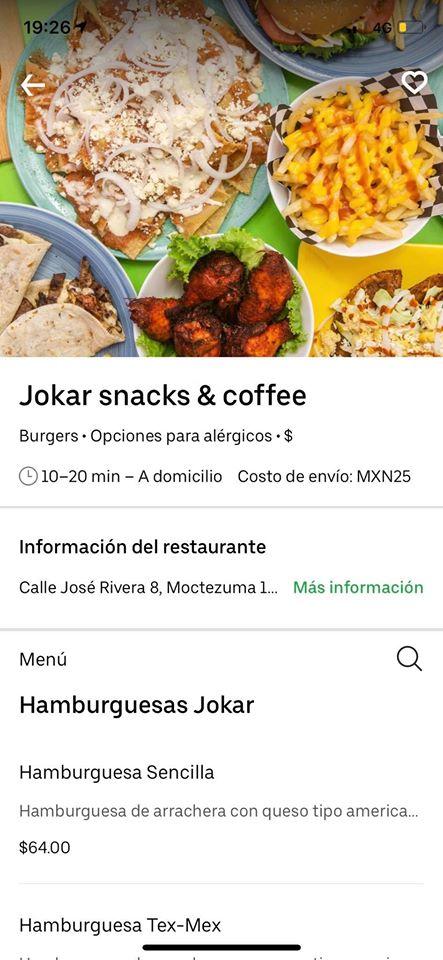 Carta de Jokar, Ciudad de México