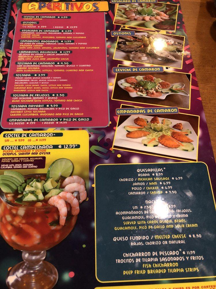 Menu at El Viva Mexico Restaurant, Albuquerque