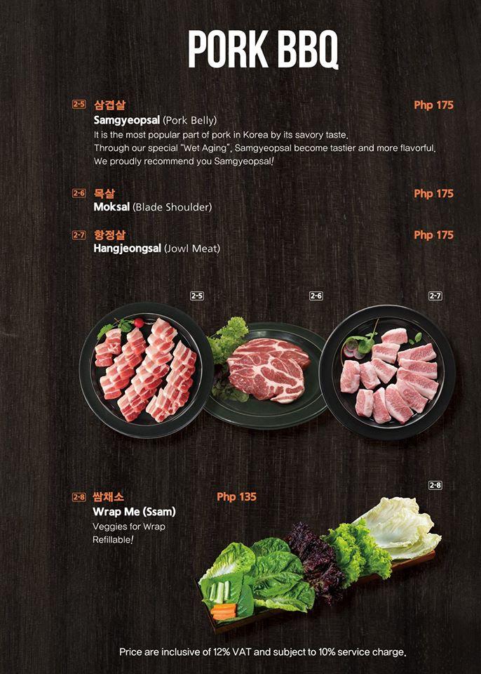 Menu at nice two Meat u Philippines restaurant, Tinoc