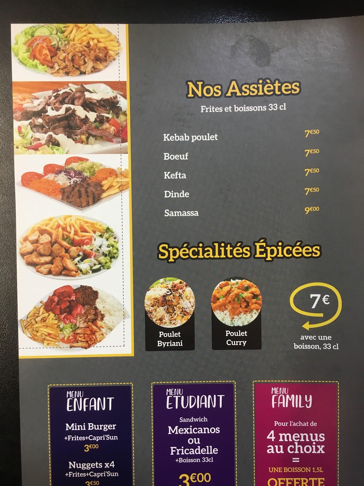 Menu au MISTER COOK TOURCOING restaurant, Tourcoing