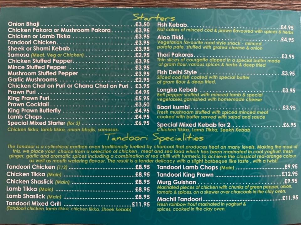Menu at Maybank Chinese Take Away restaurant, Stoke-on-Trent