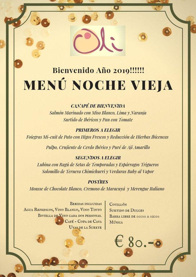 Menu at Restaurant Oli, Puig d'en Valls